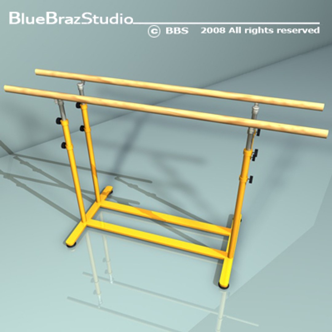3d Parallel Bars Model