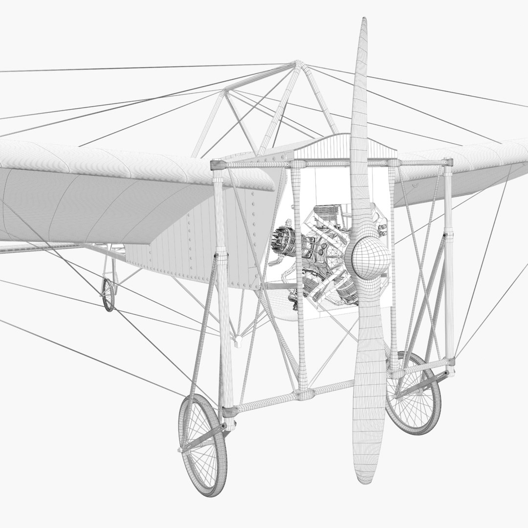 Blriot Xi 3D Model - TurboSquid 1201856