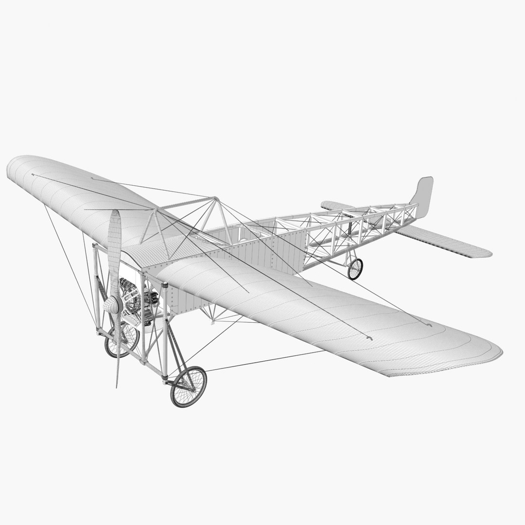 Blriot Xi 3D Model - TurboSquid 1201856