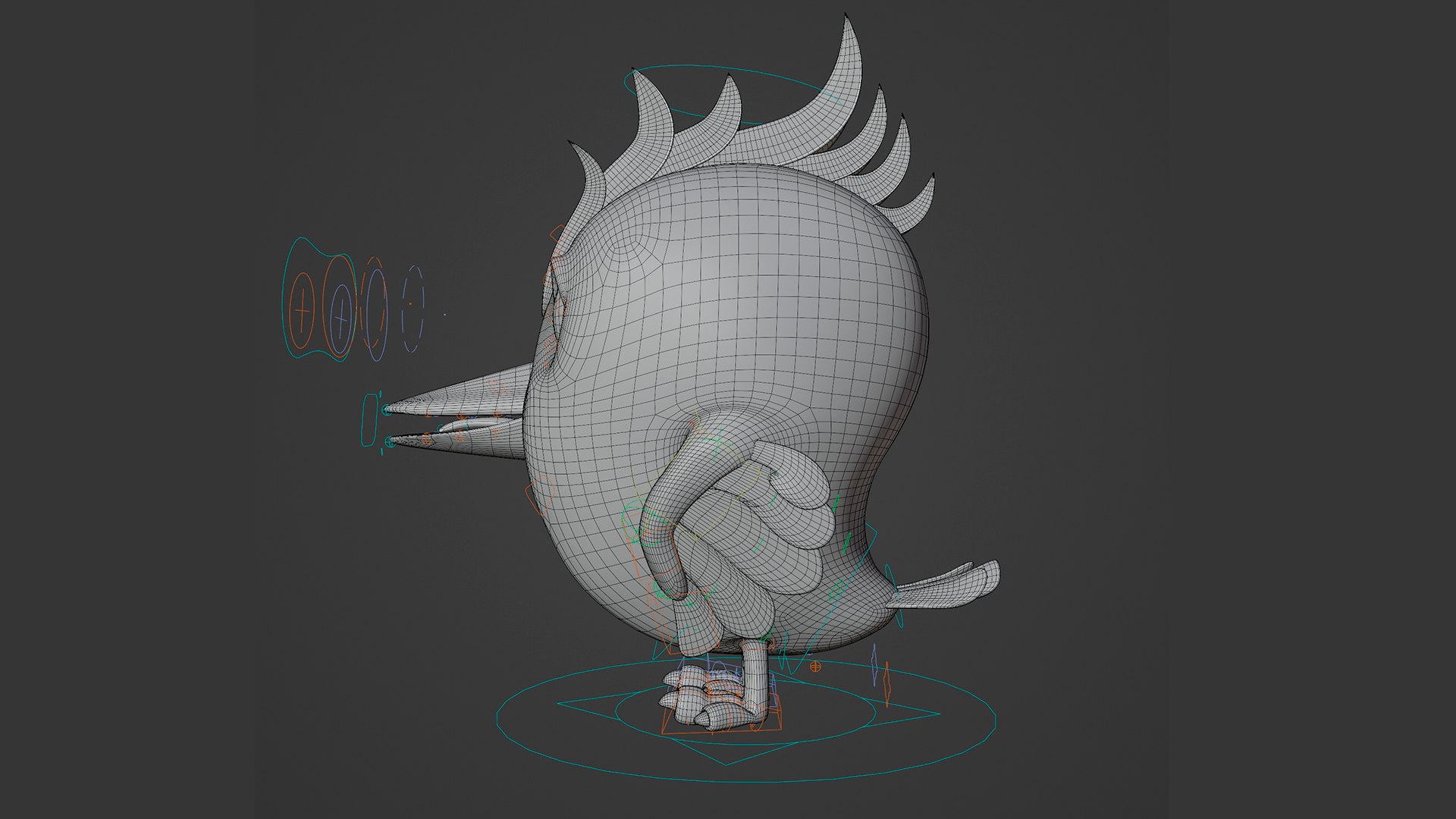 3D Stylized Bird Character - TurboSquid 2231869