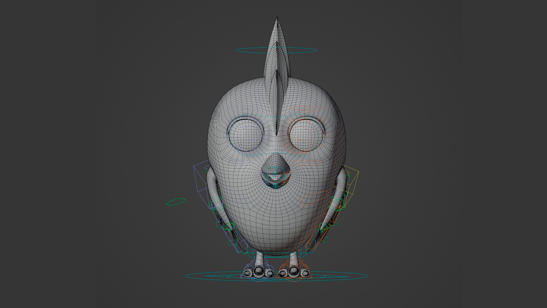 3D Stylized Bird Character - TurboSquid 2231869