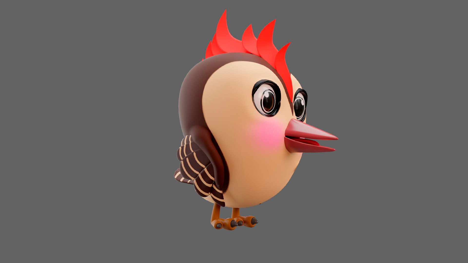 3D Stylized Bird Character - TurboSquid 2231869