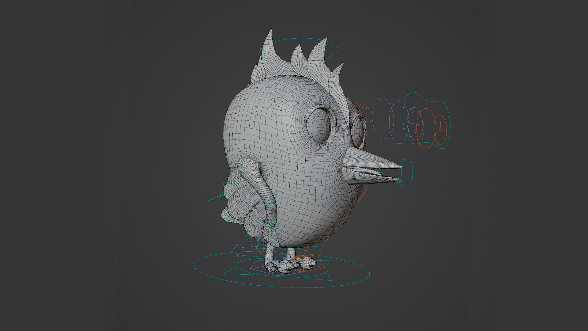 3D Stylized Bird Character - TurboSquid 2231869
