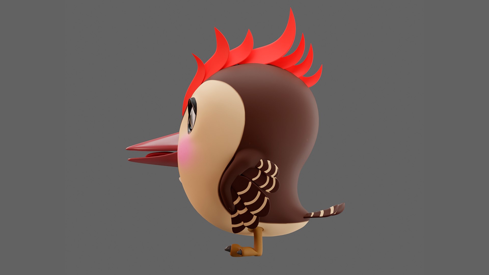 3D Stylized Bird Character - TurboSquid 2231869