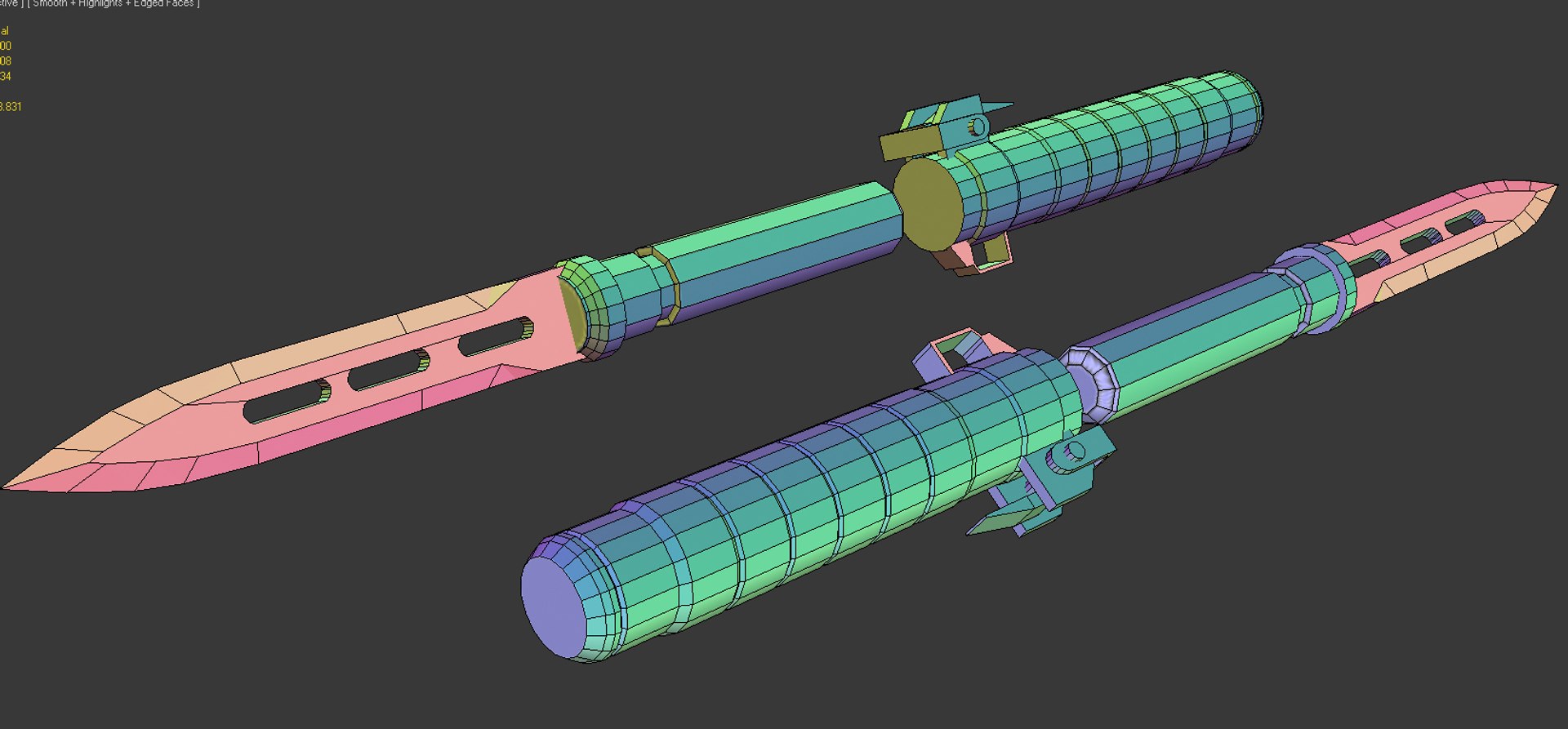 3d Model Knife Spetsnaz Spring