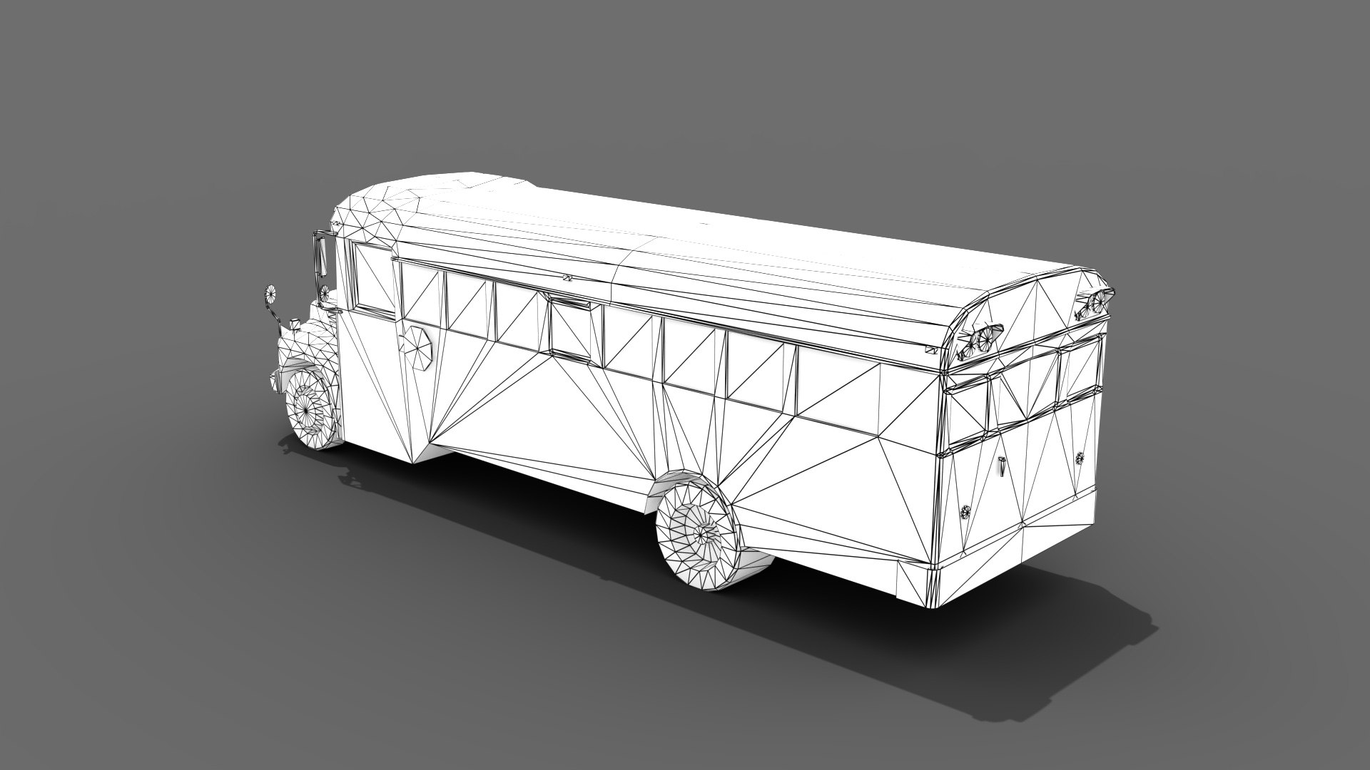 3ds Max School Bus