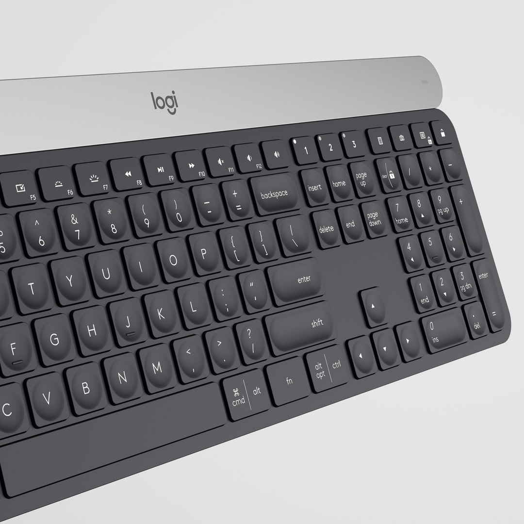 Craft wireless keyboard logitech model - TurboSquid 1440422