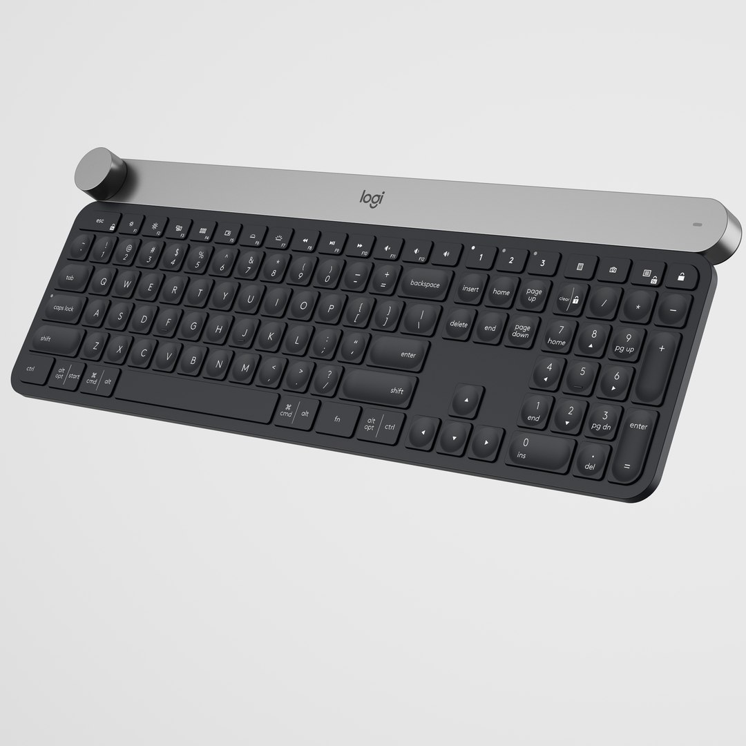 Craft wireless keyboard logitech model - TurboSquid 1440422