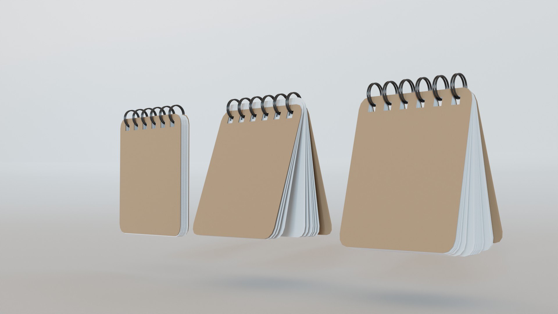 NotePad Memo Pad 3D Illustartion 3D Model - TurboSquid 1889572