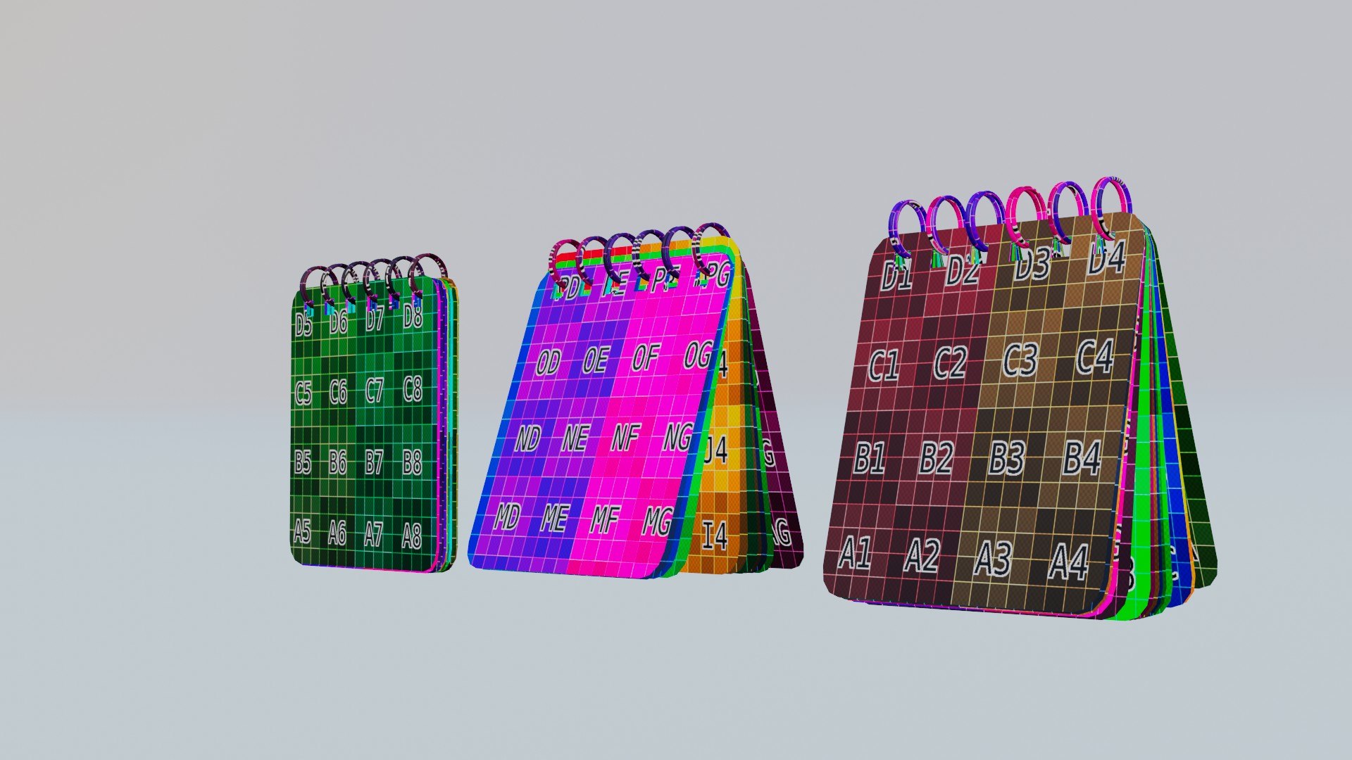 NotePad Memo Pad 3D Illustartion 3D Model - TurboSquid 1889572