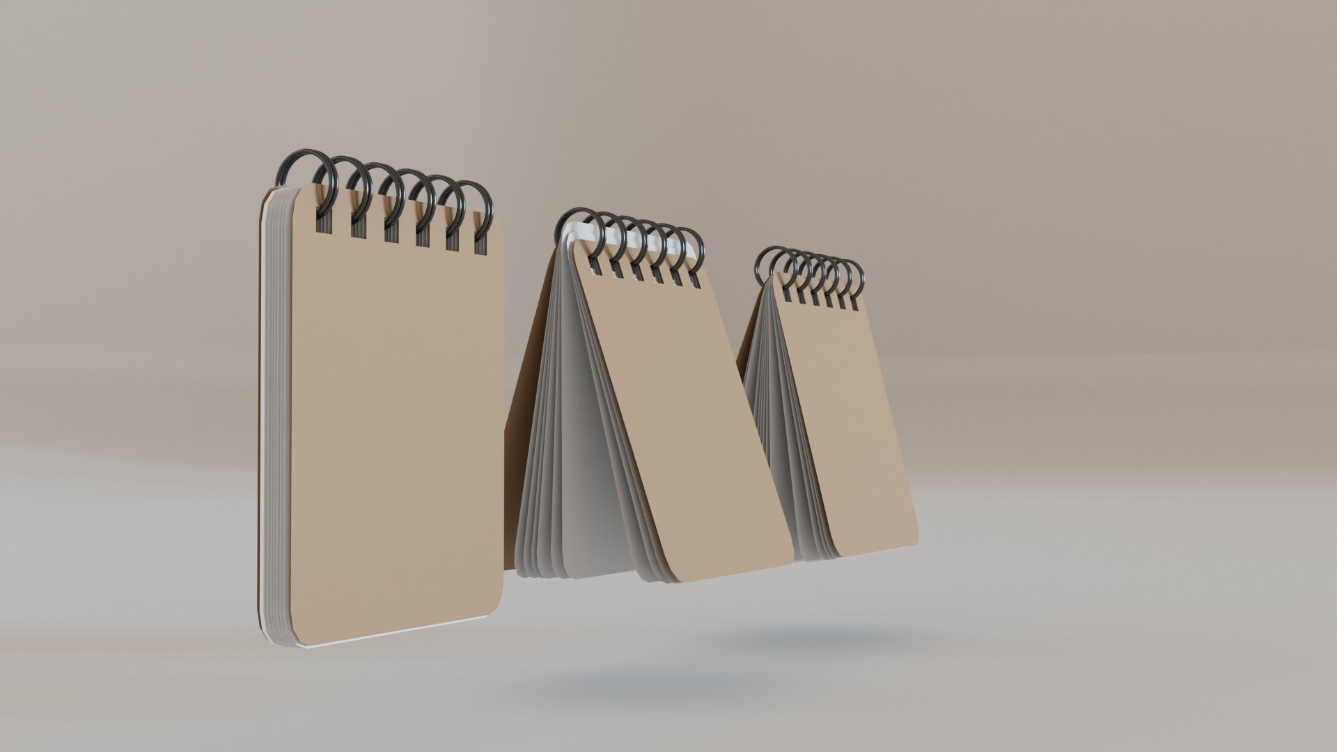 NotePad Memo Pad 3D Illustartion 3D Model - TurboSquid 1889572