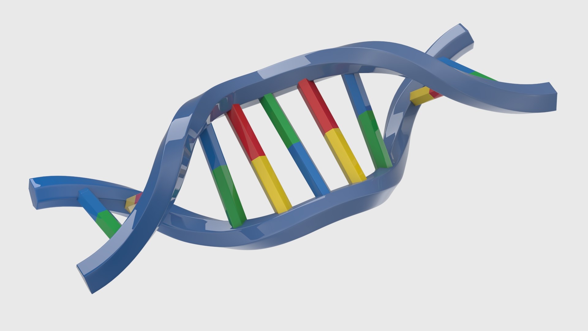 3D Structure Of DNA Bundle 1 - TurboSquid 2432932