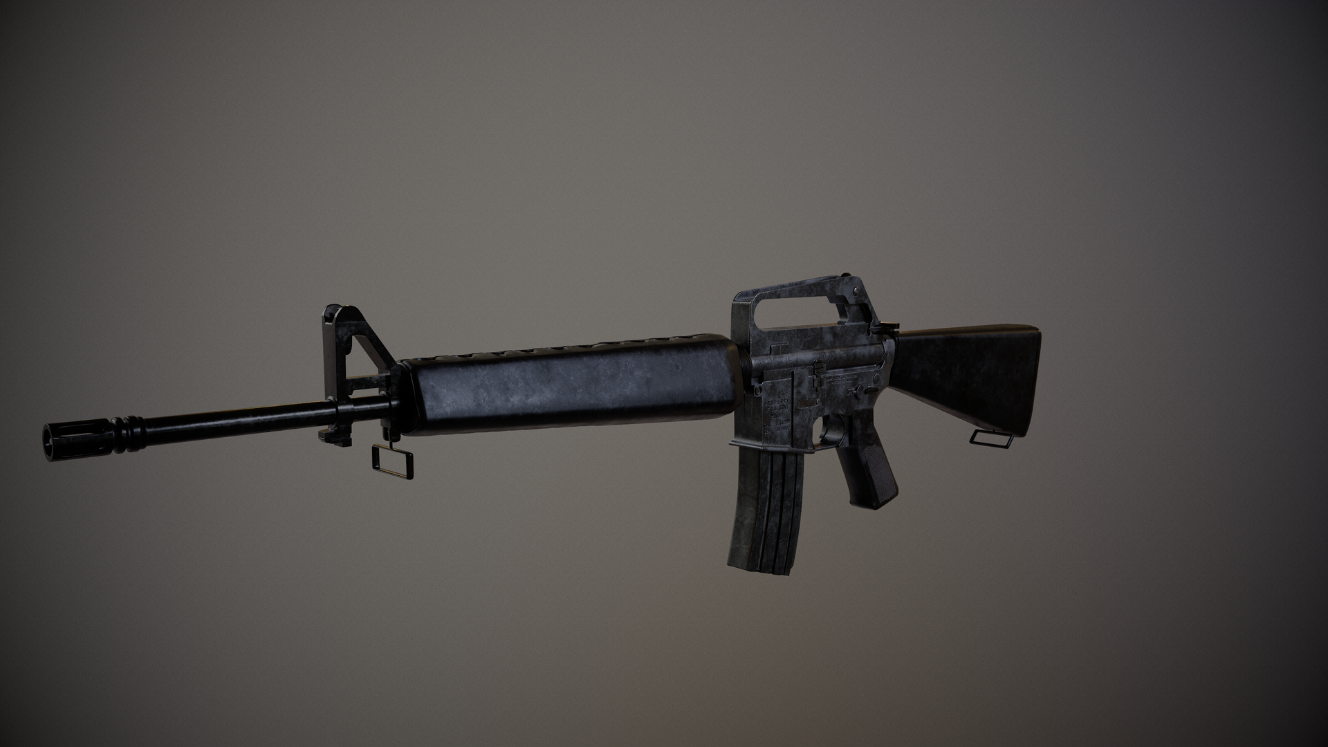 M16 m16a1 3D model - TurboSquid 1685062