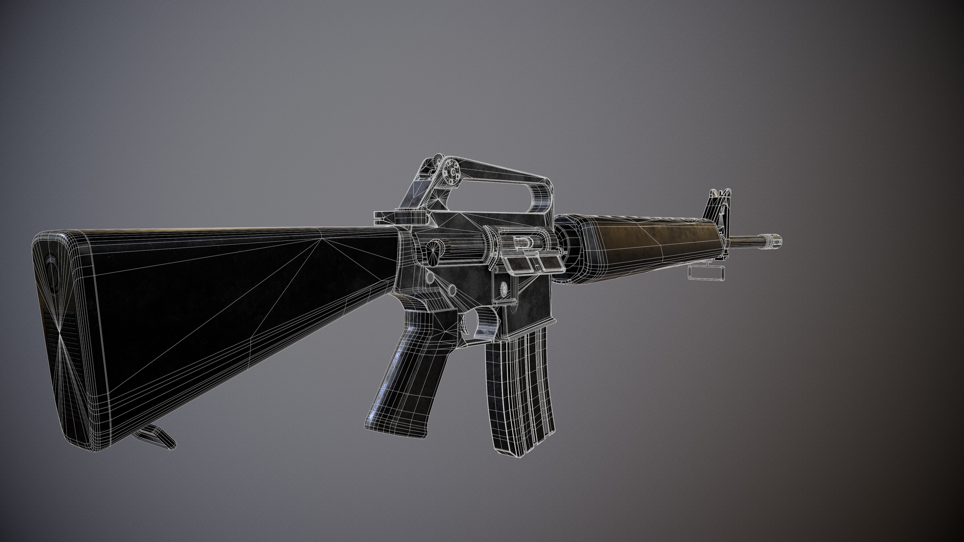 M16 m16a1 3D model - TurboSquid 1685062