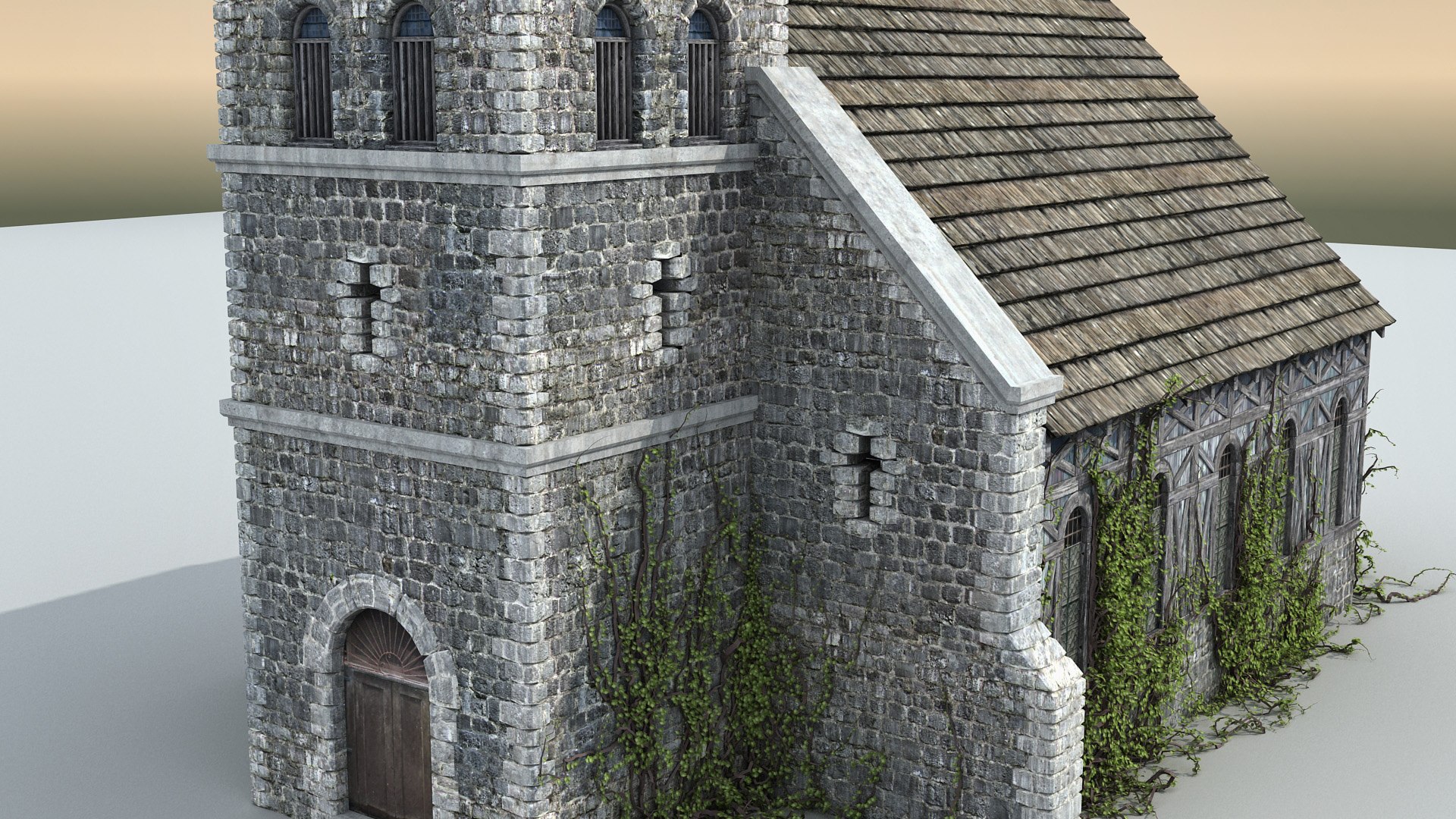 3D Medieval Church European Europe Model - TurboSquid 1519880