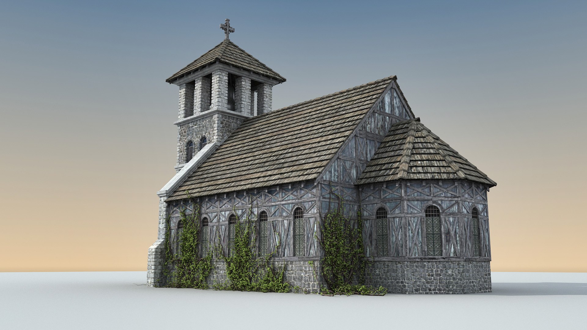 3D Medieval Church European Europe Model - TurboSquid 1519880