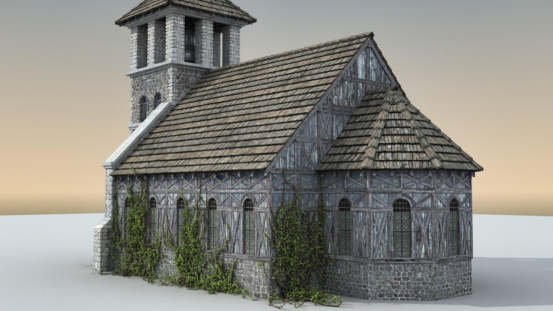 3D Medieval Church European Europe Model - TurboSquid 1519880