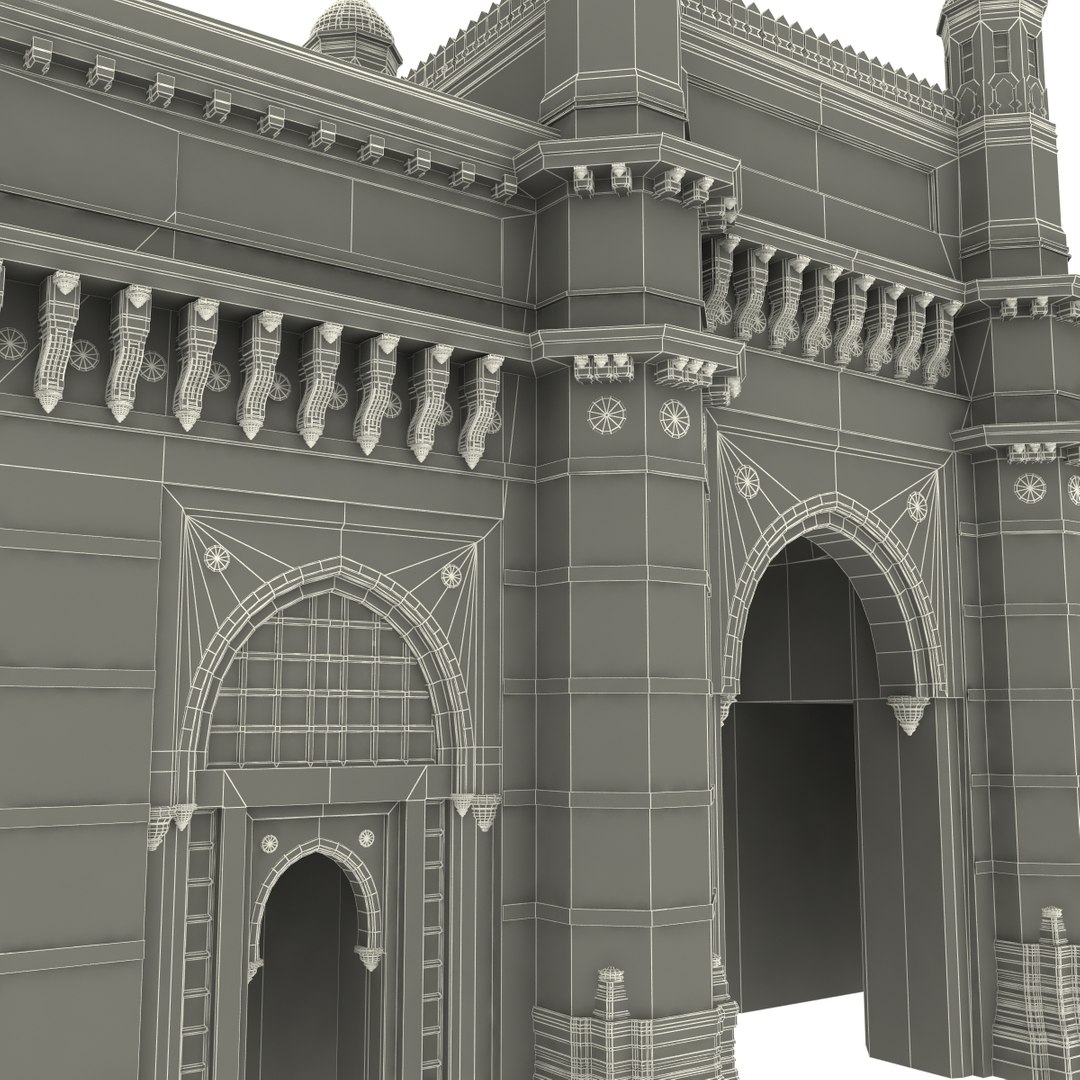 Mumbai Gateway India 3d Model