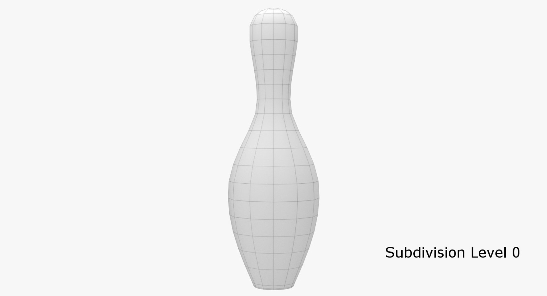 3d Model Bowling Pin