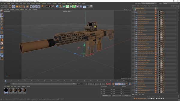 SIG XM7 돌격소총 3D 모델 - TurboSquid 2276038