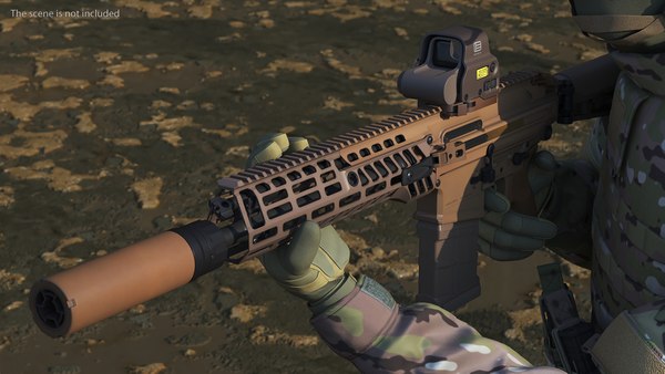 SIG XM7突击步枪3D模型 - TurboSquid 2276038