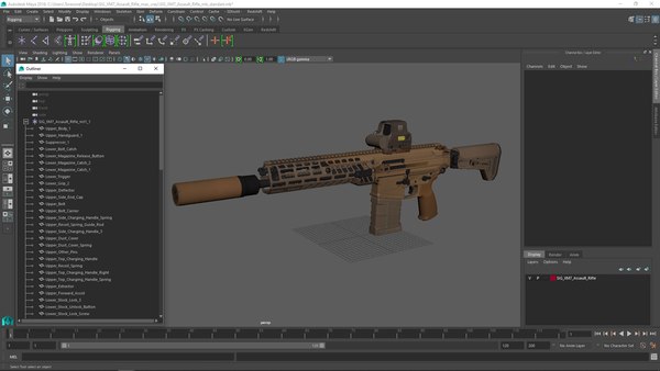 SIG XM7突击步枪3D模型 - TurboSquid 2276038