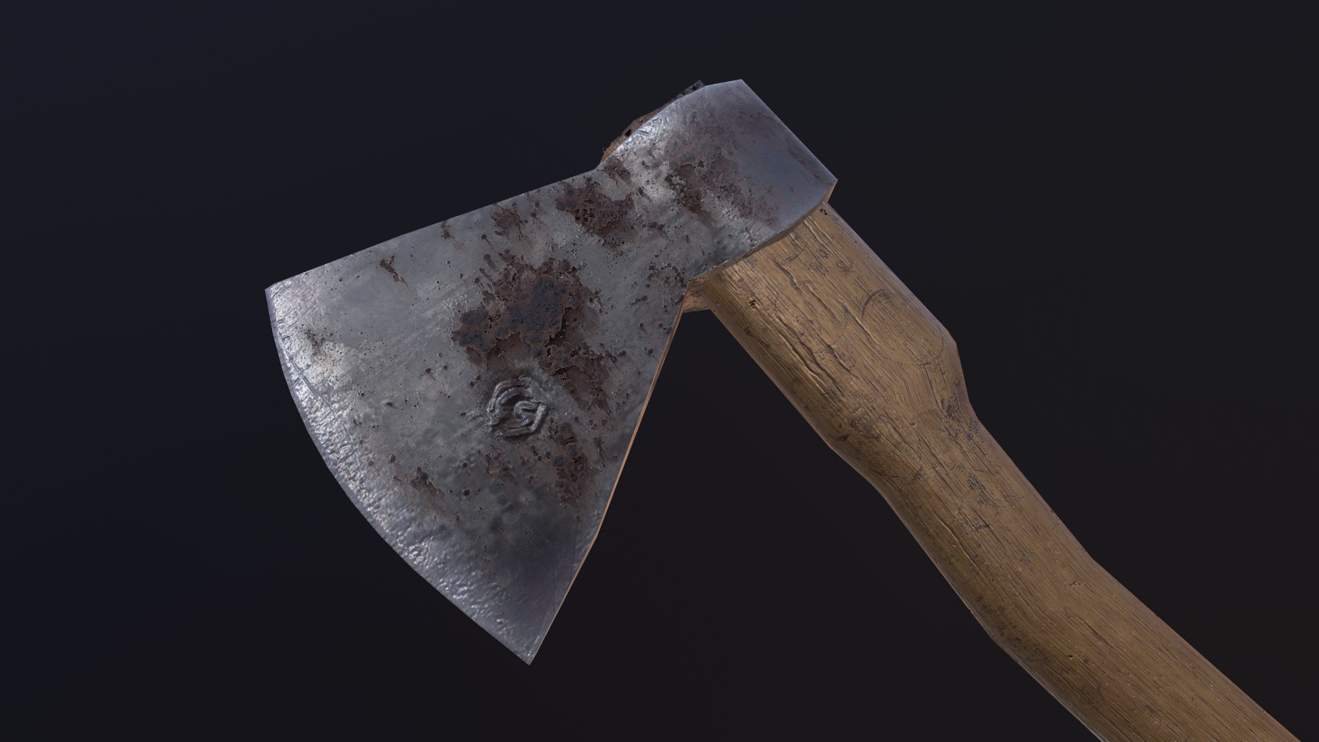 3D Model Axe Old Rust - TurboSquid 1262872