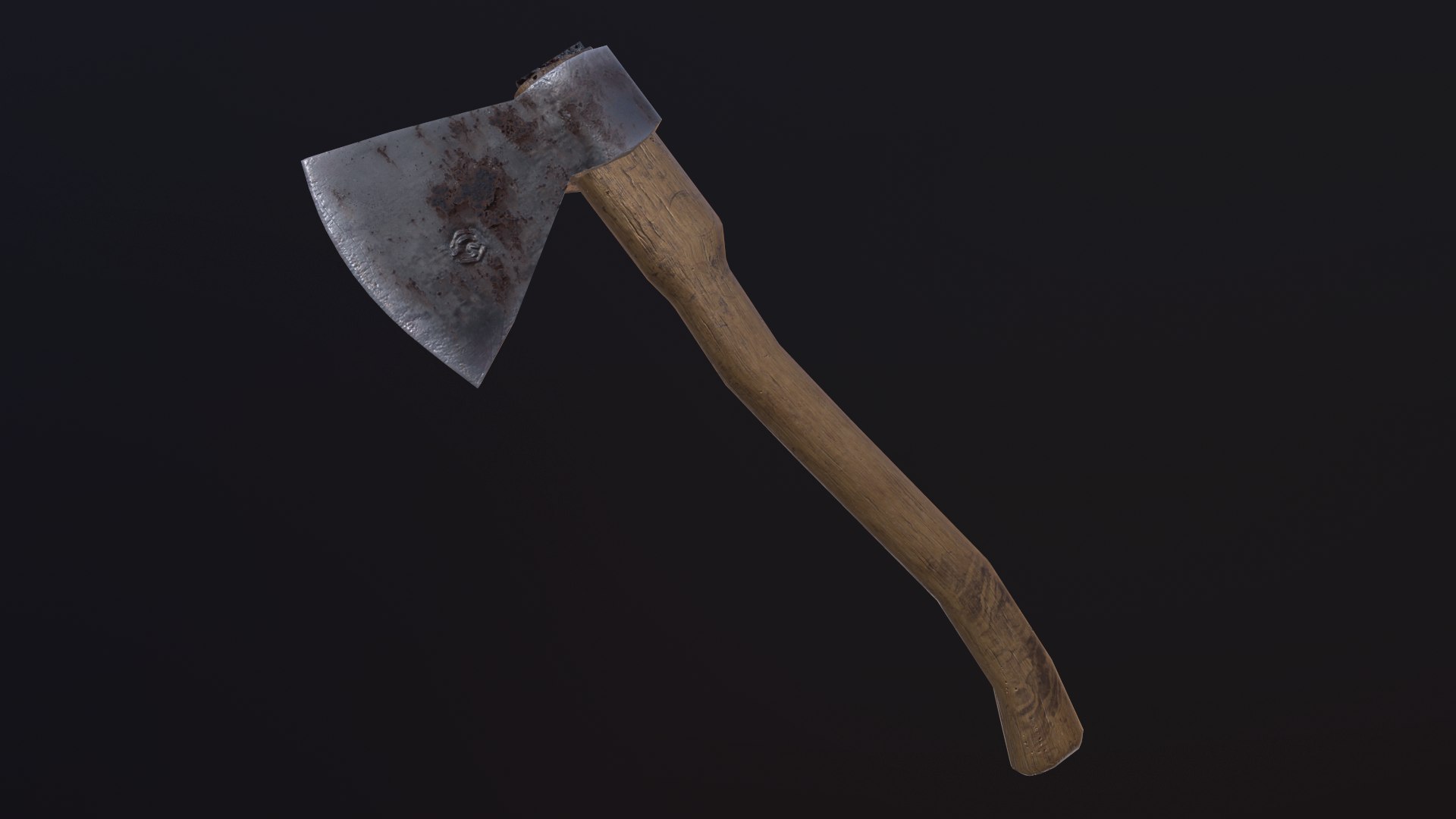 3D Model Axe Old Rust - TurboSquid 1262872