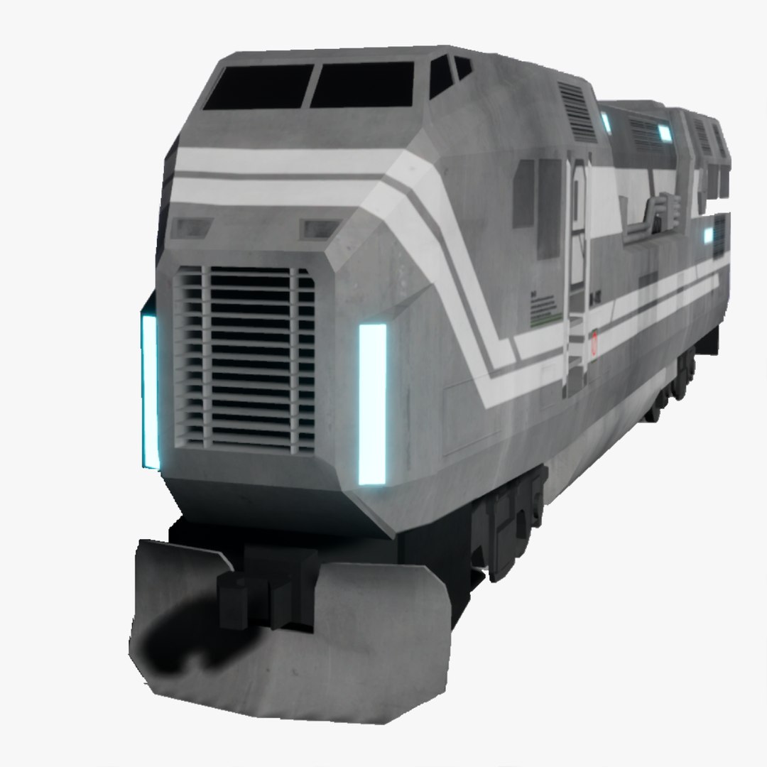 Sci Fi Train Set 3D Model - TurboSquid 1282923