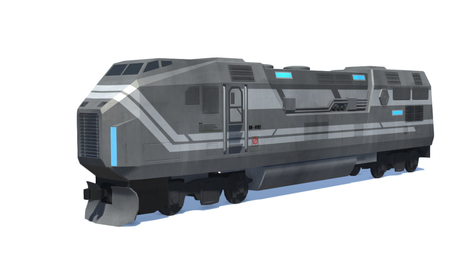 Sci Fi Train Set 3D Model - TurboSquid 1282923