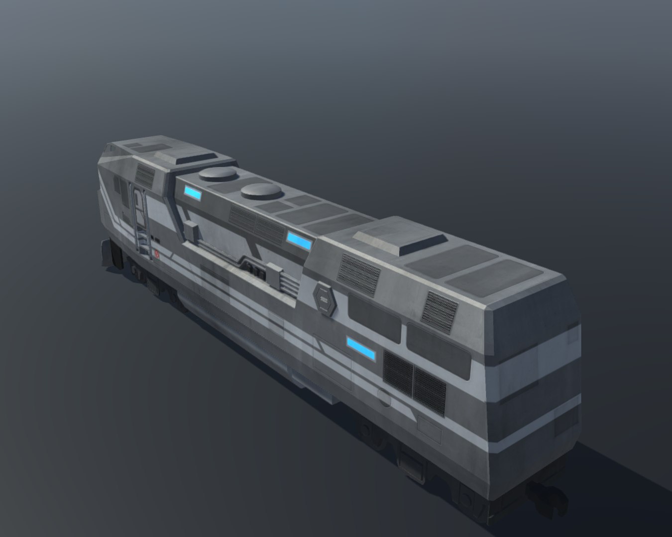 Sci Fi Train Set 3D Model - TurboSquid 1282923