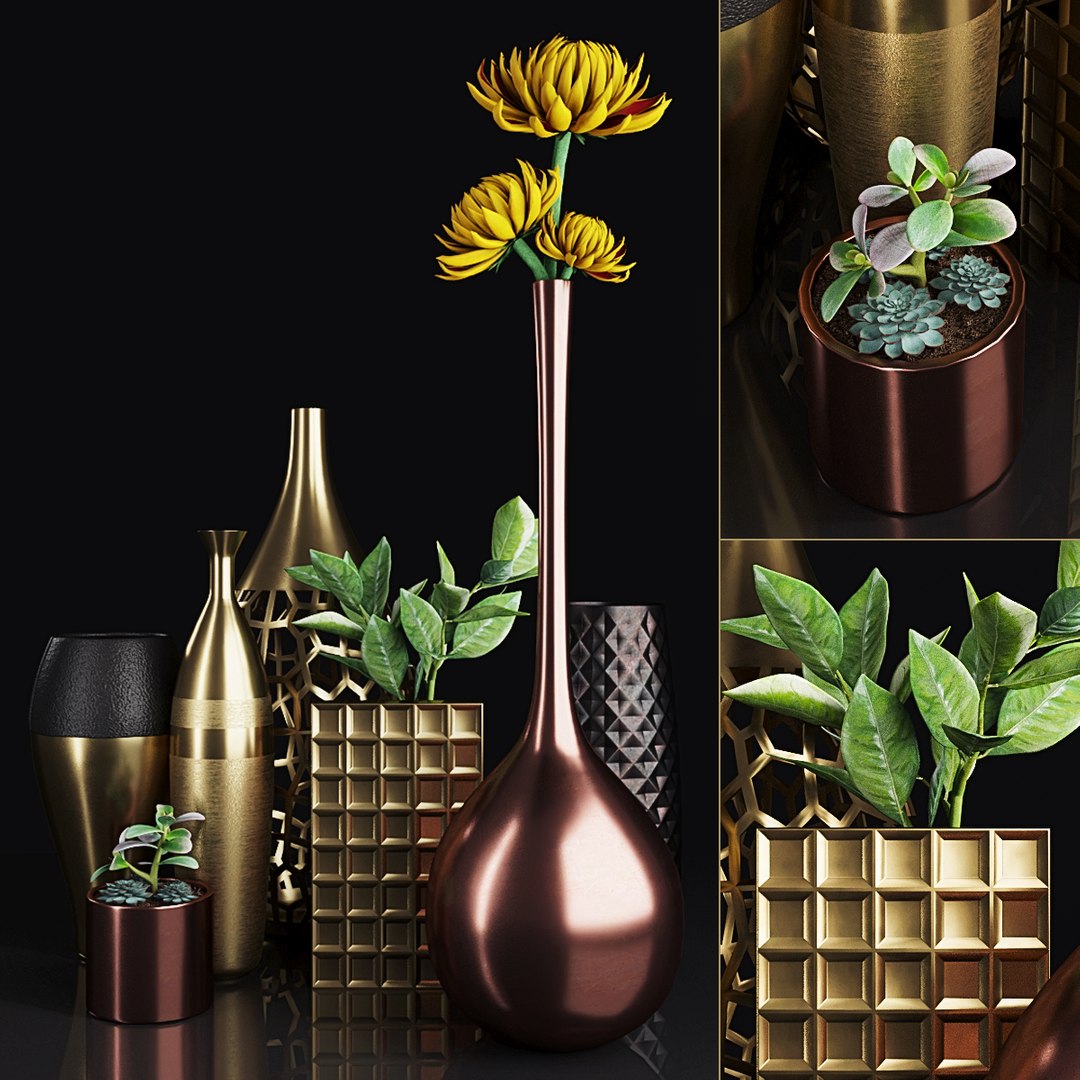 Decorative Set 3D Model - TurboSquid 1447544