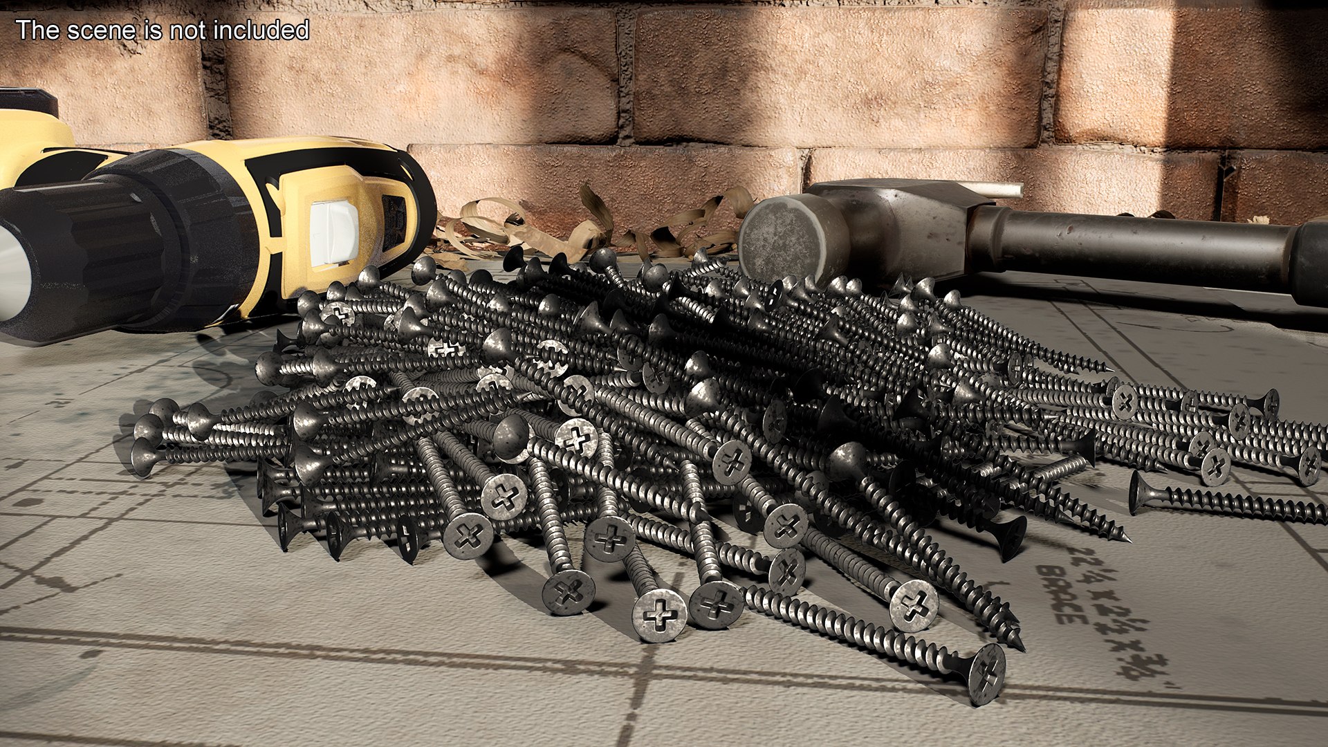 3D Drywall Nails - TurboSquid 2059821
