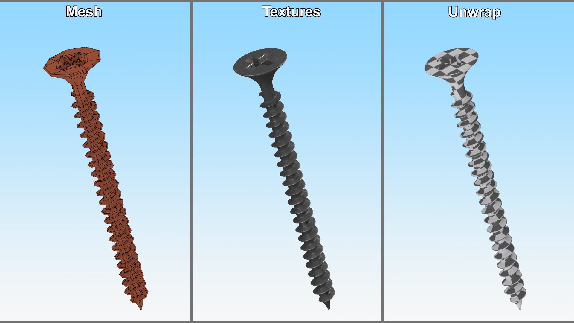 3D Drywall Nails - TurboSquid 2059821