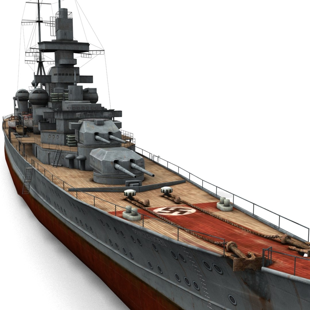 3d Model German Cruiser Prinz Eugen