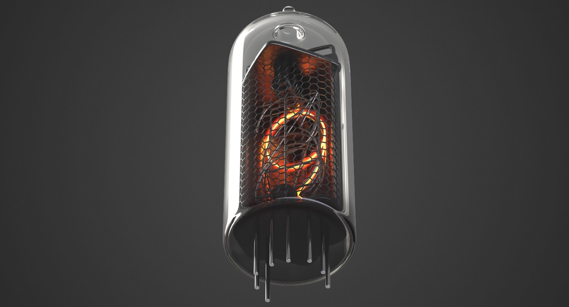 3d Nixie Tube Digits