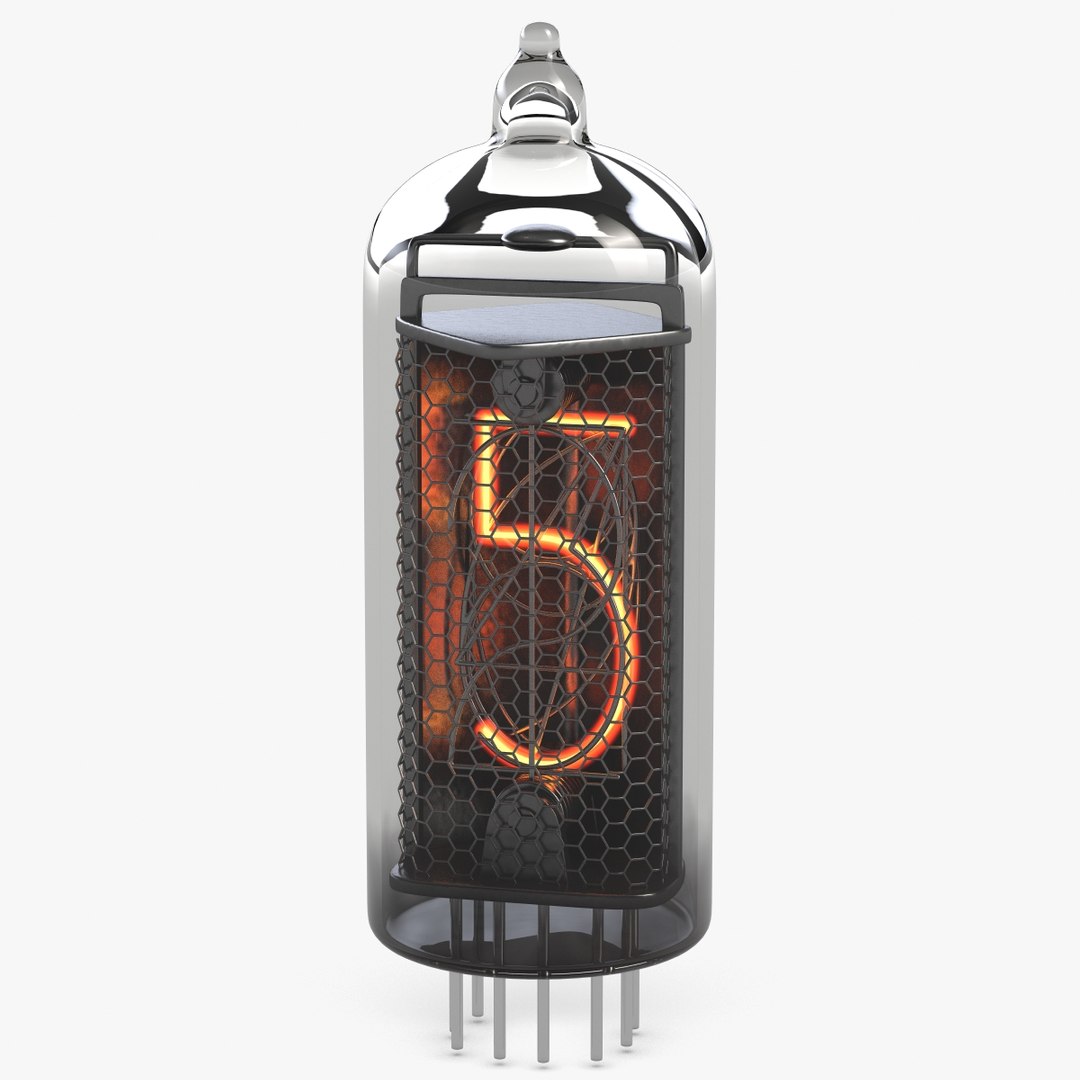 3d Nixie Tube Digits