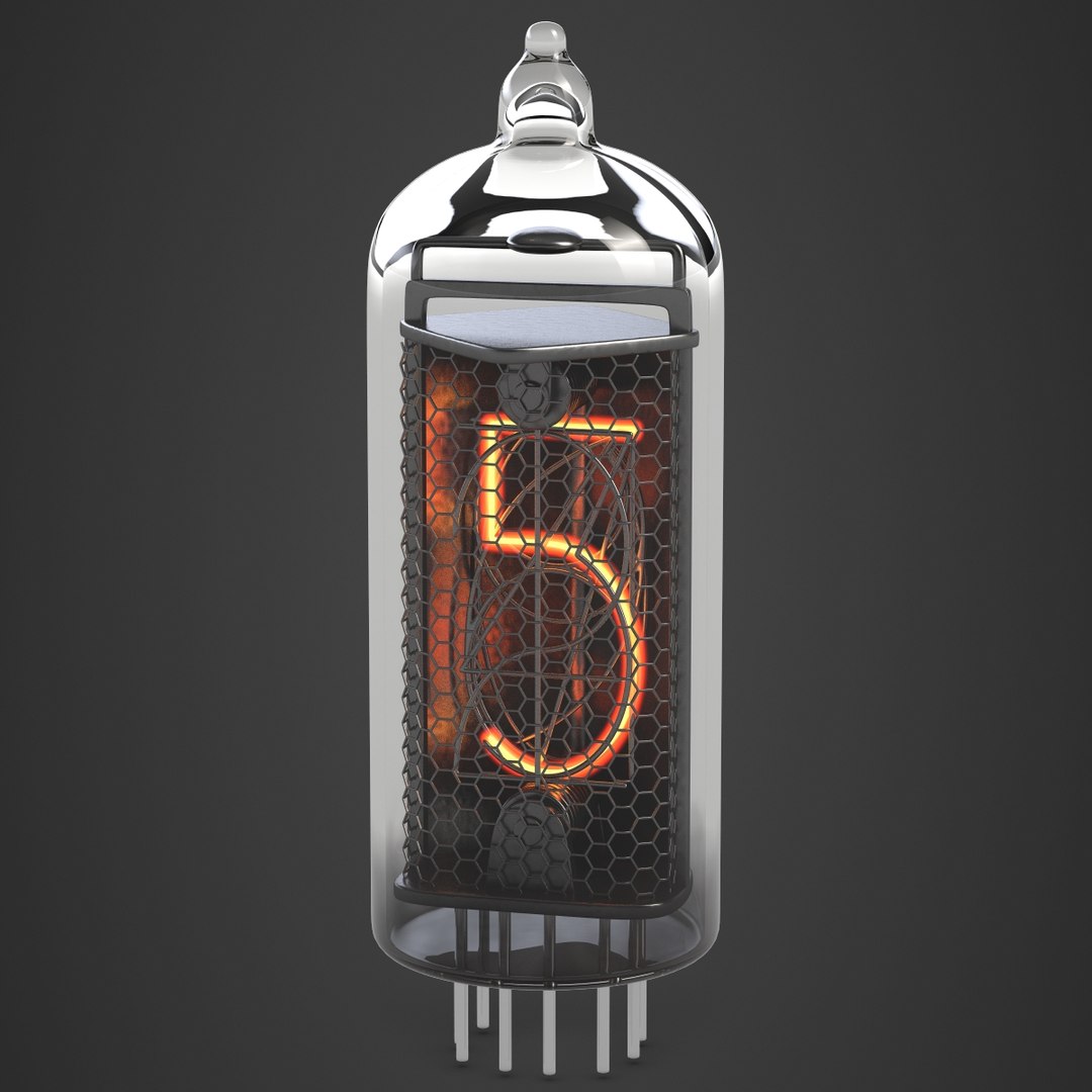 3d Nixie Tube Digits