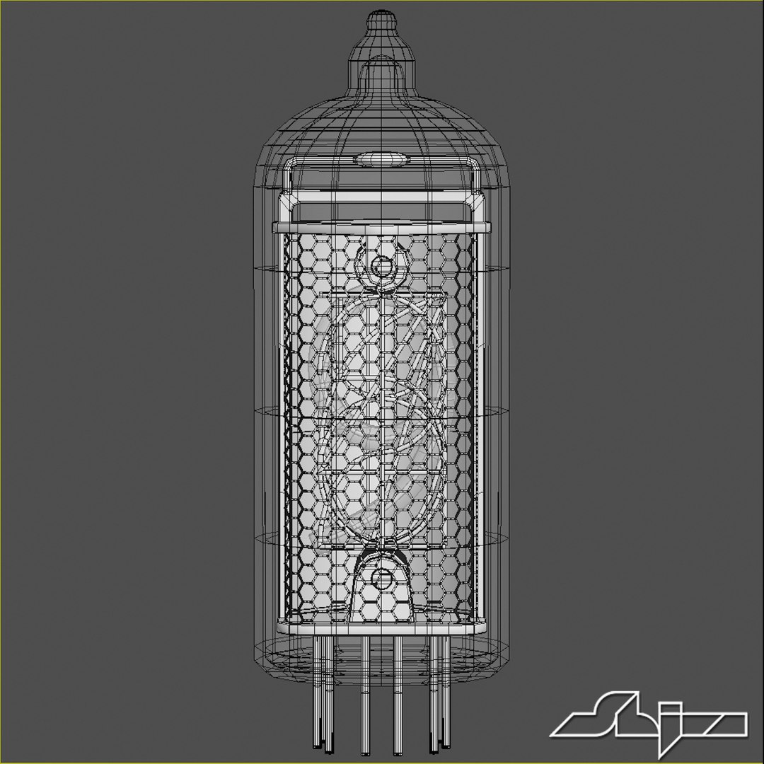 3d Nixie Tube Digits