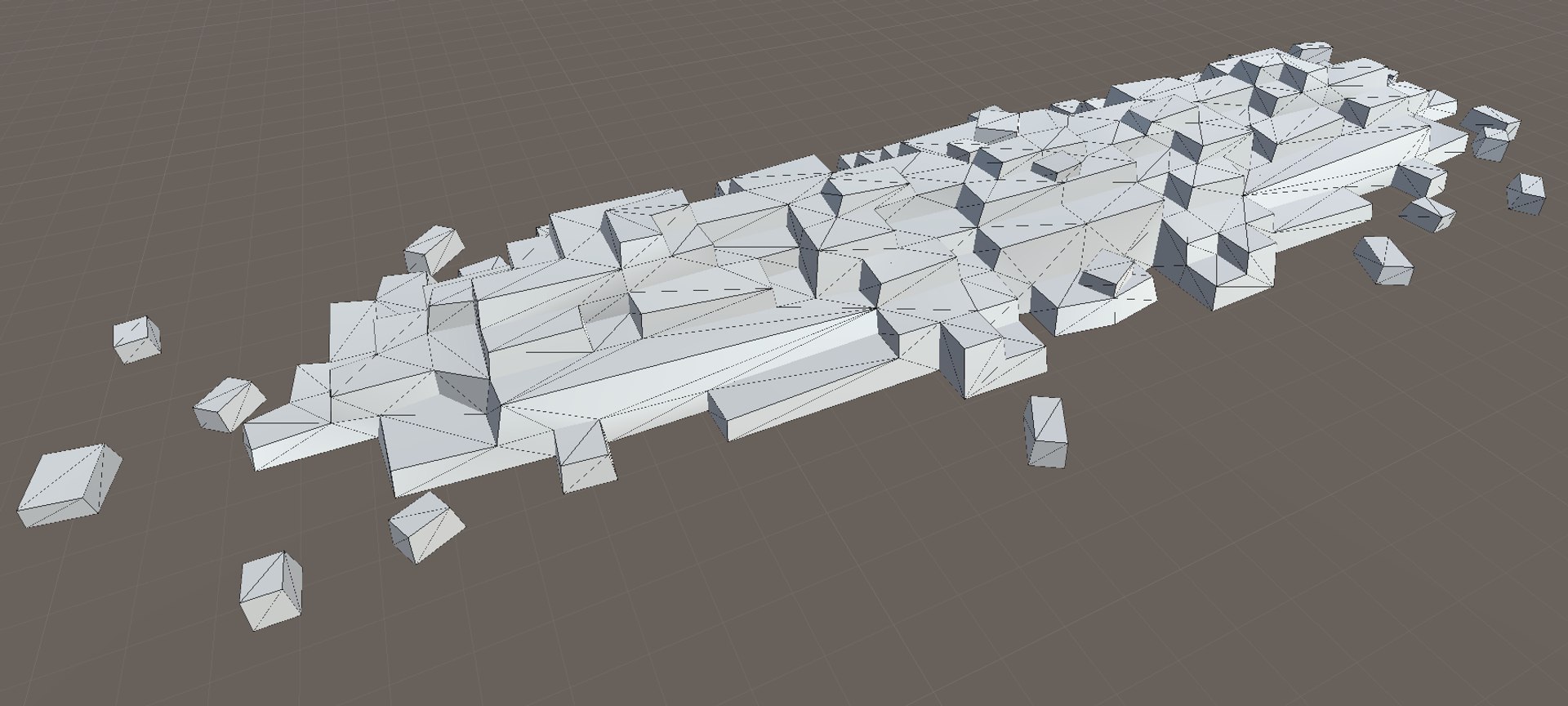 Stone Barricade Streets 3d Obj