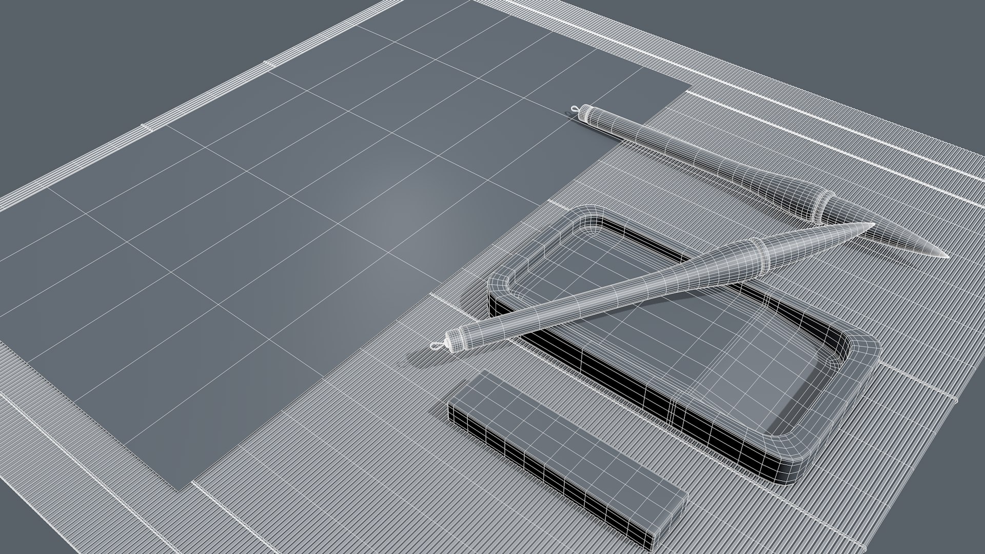 3D Shodo Set model - TurboSquid 1770365