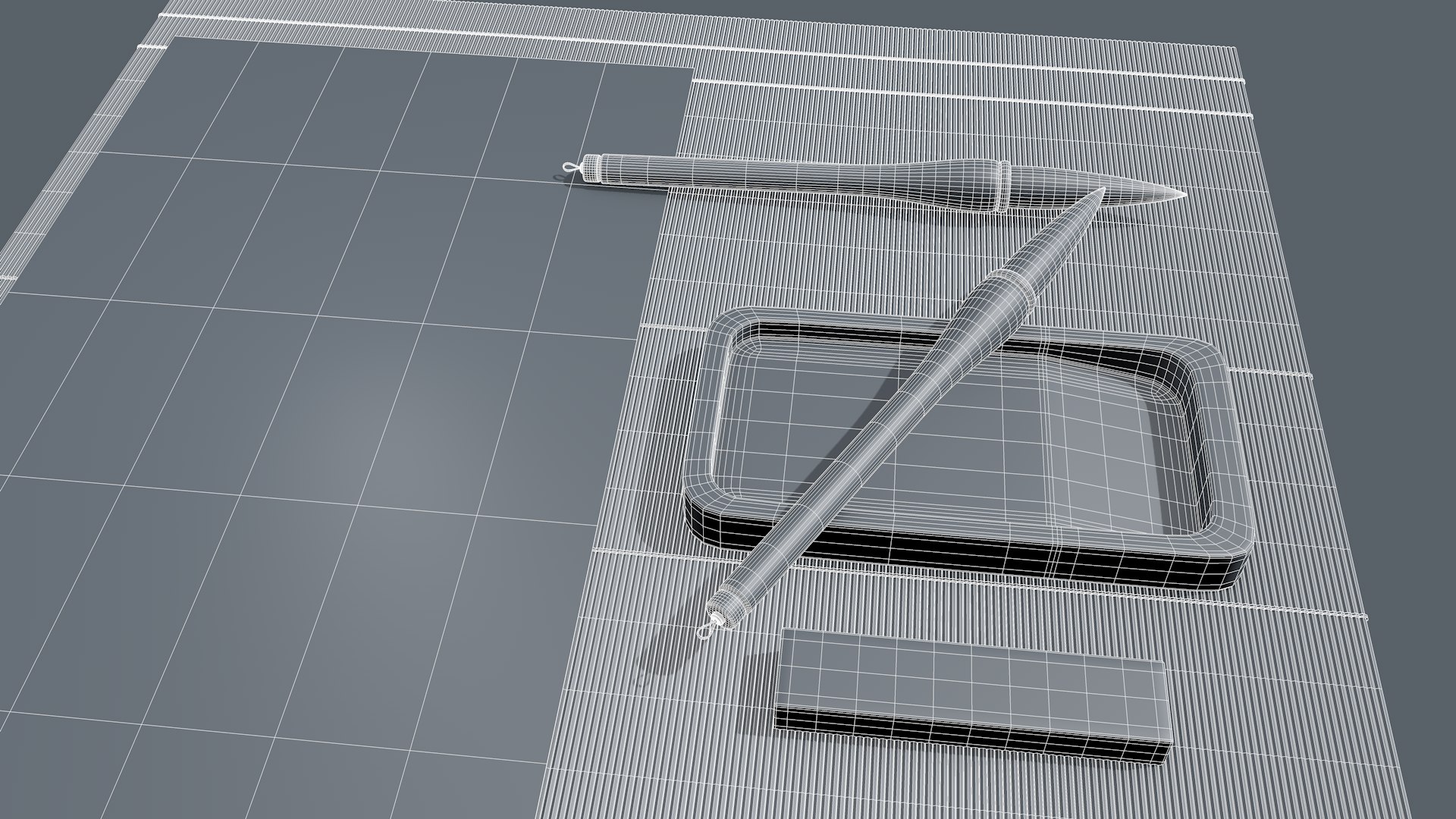 3D Shodo Set model - TurboSquid 1770365