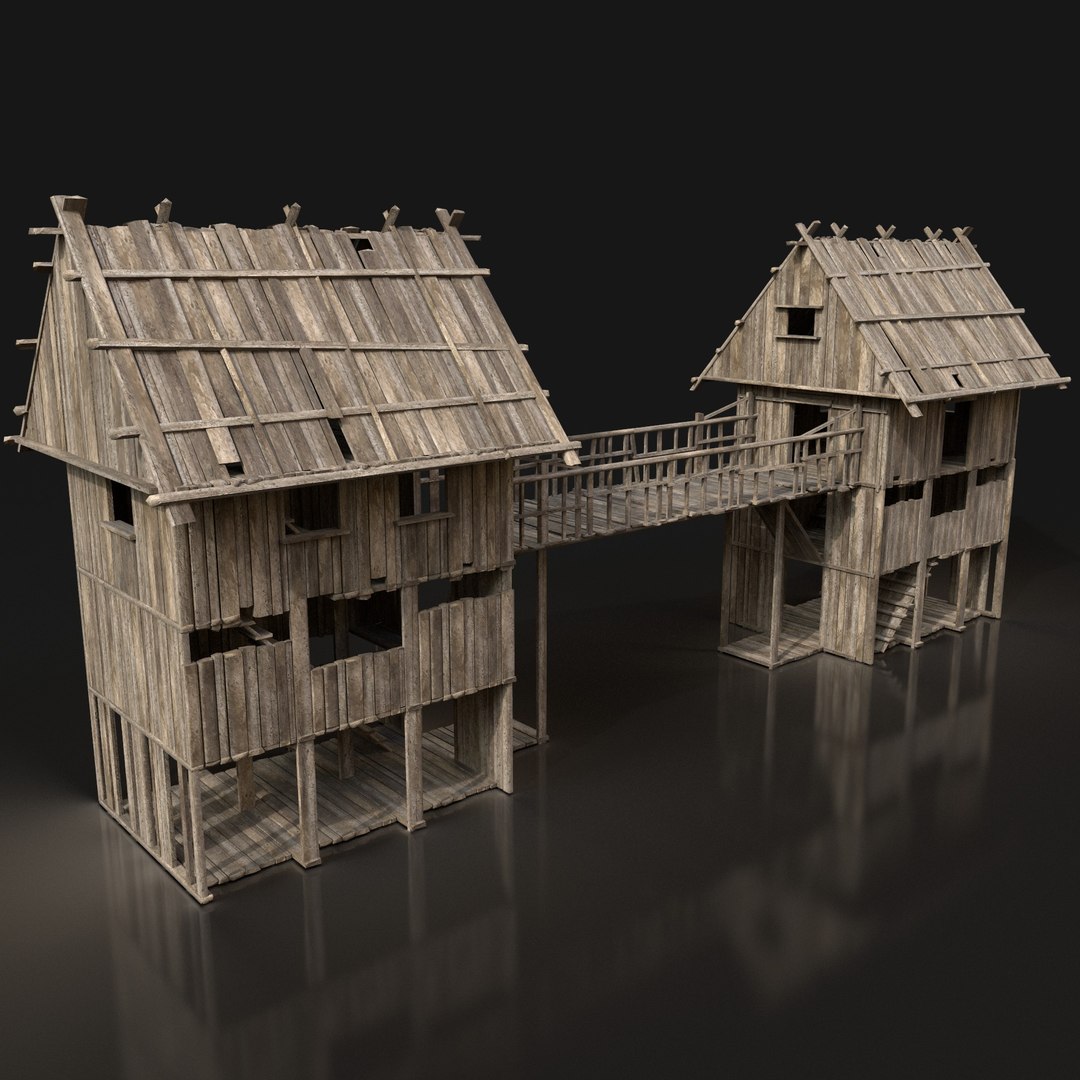 Medieval Wooden Scouttower Bridge 3D Model - TurboSquid 1490098