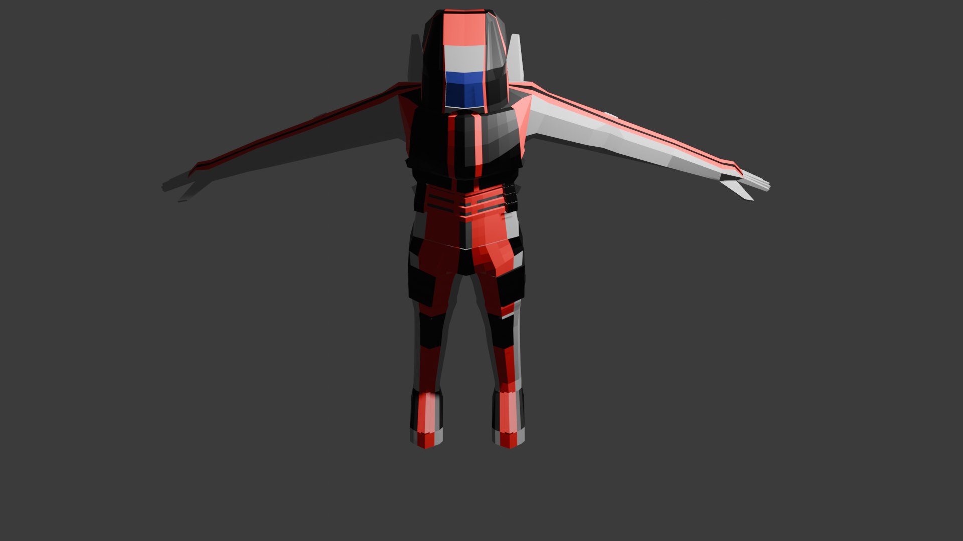 Low-Poly Space Man 3D - TurboSquid 2225309