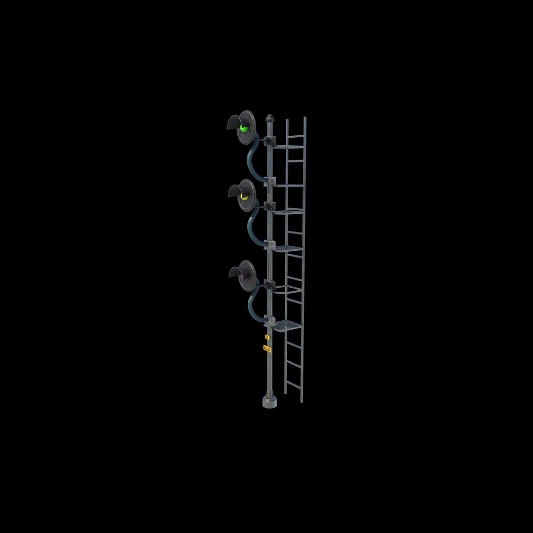 Railway Semaphore Signal 3D Model 3D Model - TurboSquid 2353435