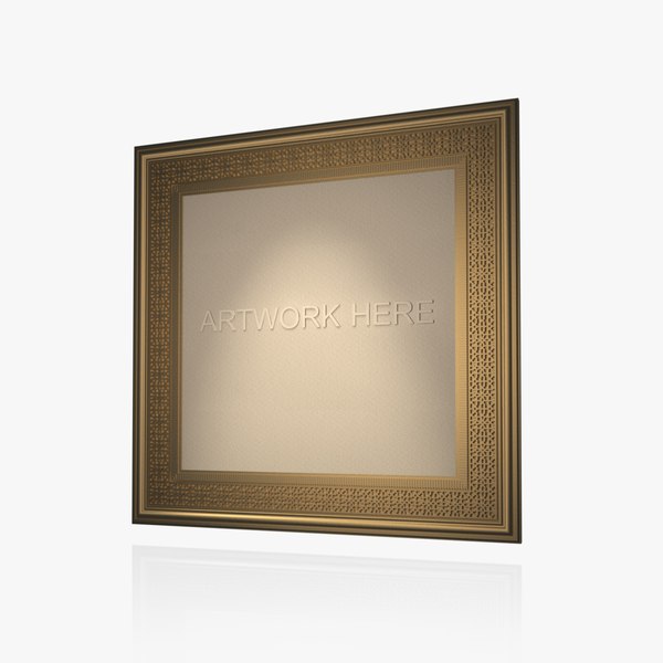 modelo 3d ORIENTAL ARTWORK FRAMES - TurboSquid 1957642