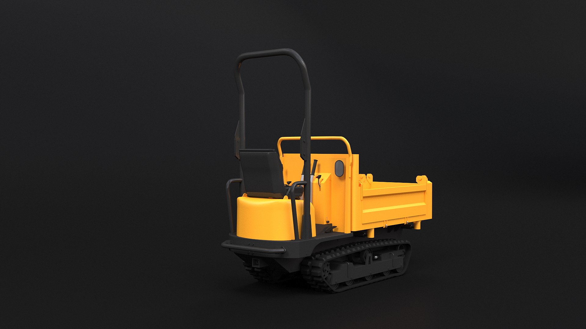 Yanmar C-12R Tracked Carrier Model - TurboSquid 1991722