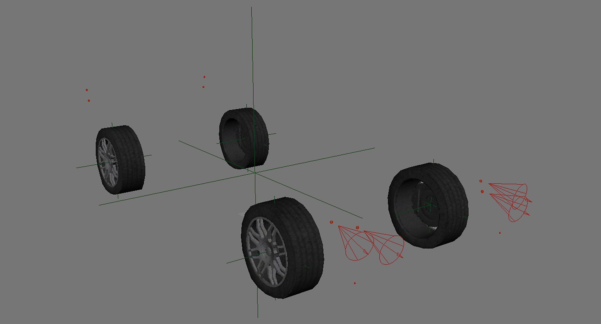 Realistic Old Rusty Sedan Obj