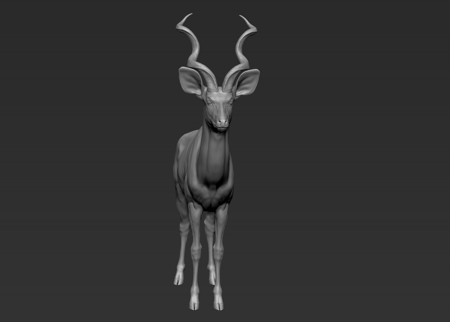 Greater kudu 3D model - TurboSquid 1407711