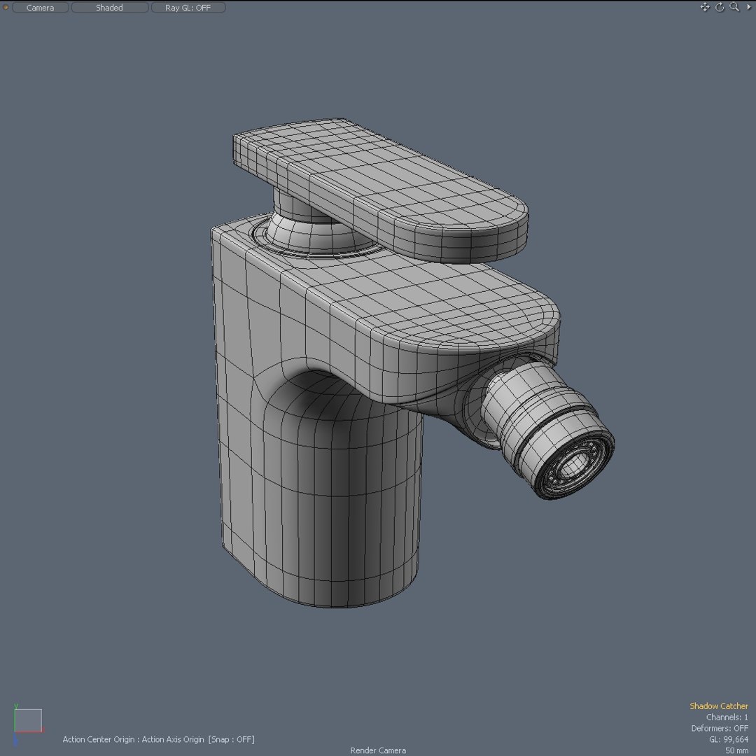 mixer tap 3d model